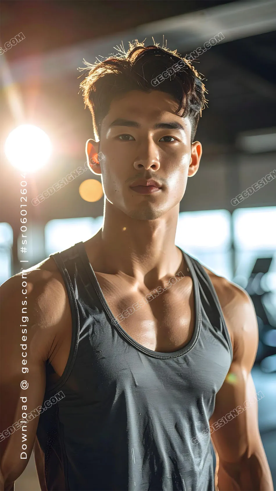 Male Fitness Bodybuilding Gym Wallpaper Featuring Extreme Muscle ...