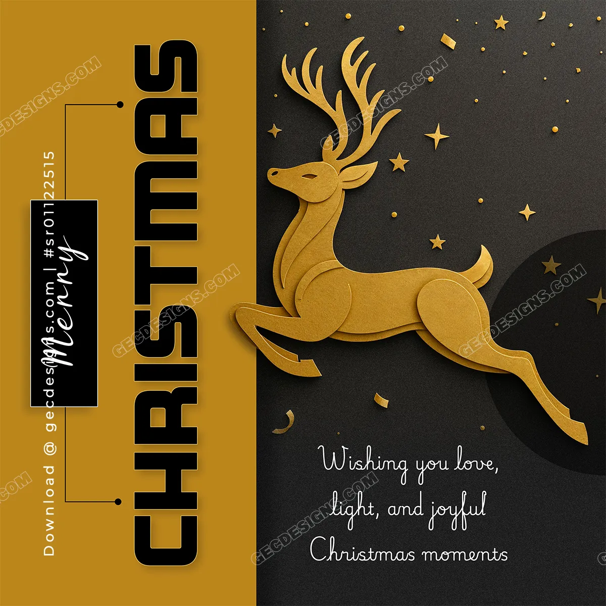 Creative Merry Christmas wishes with handmade paper Christmas tree ...