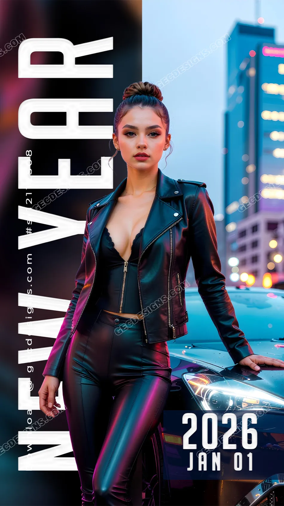 Modern Happy New Year 2026 Photo for Fashionable and Empowering Posts ...