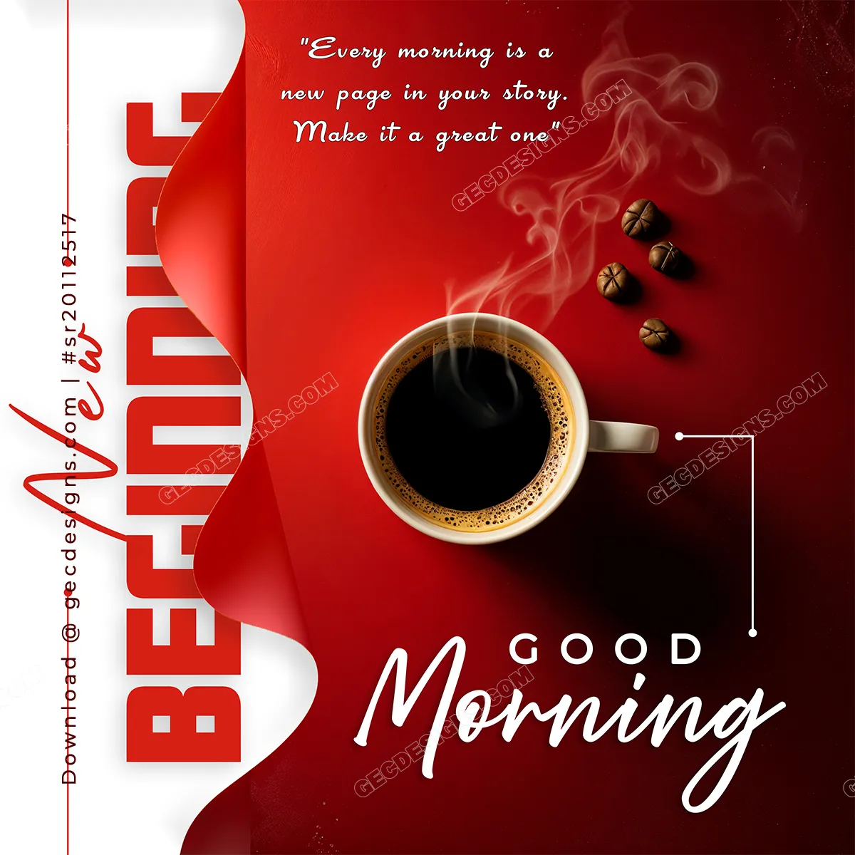 Beautiful Good Morning Image with Peaceful Mountain View and Sunrise ...