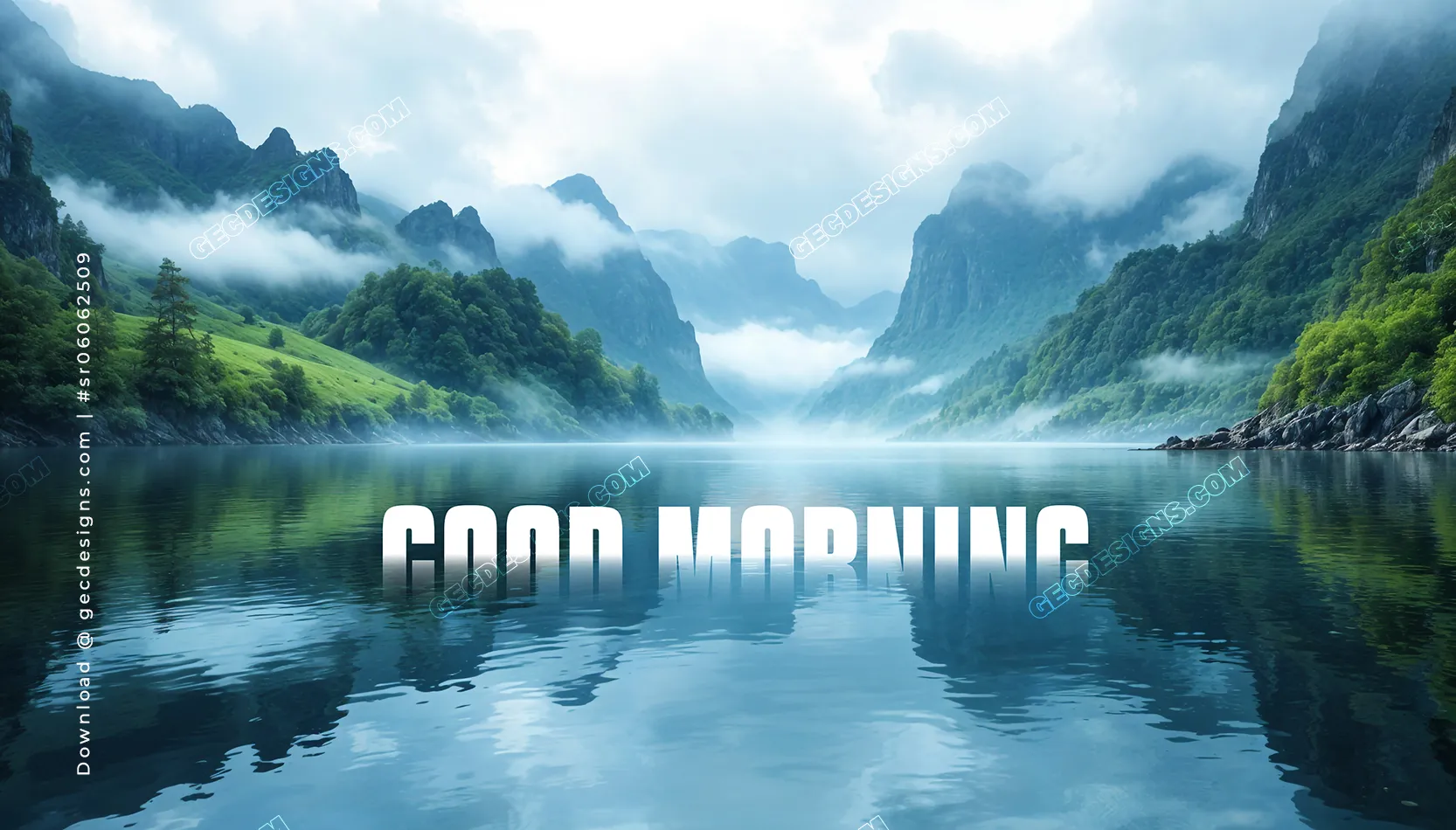 Nature Mountain Good Morning wallpaper - GEC Designs