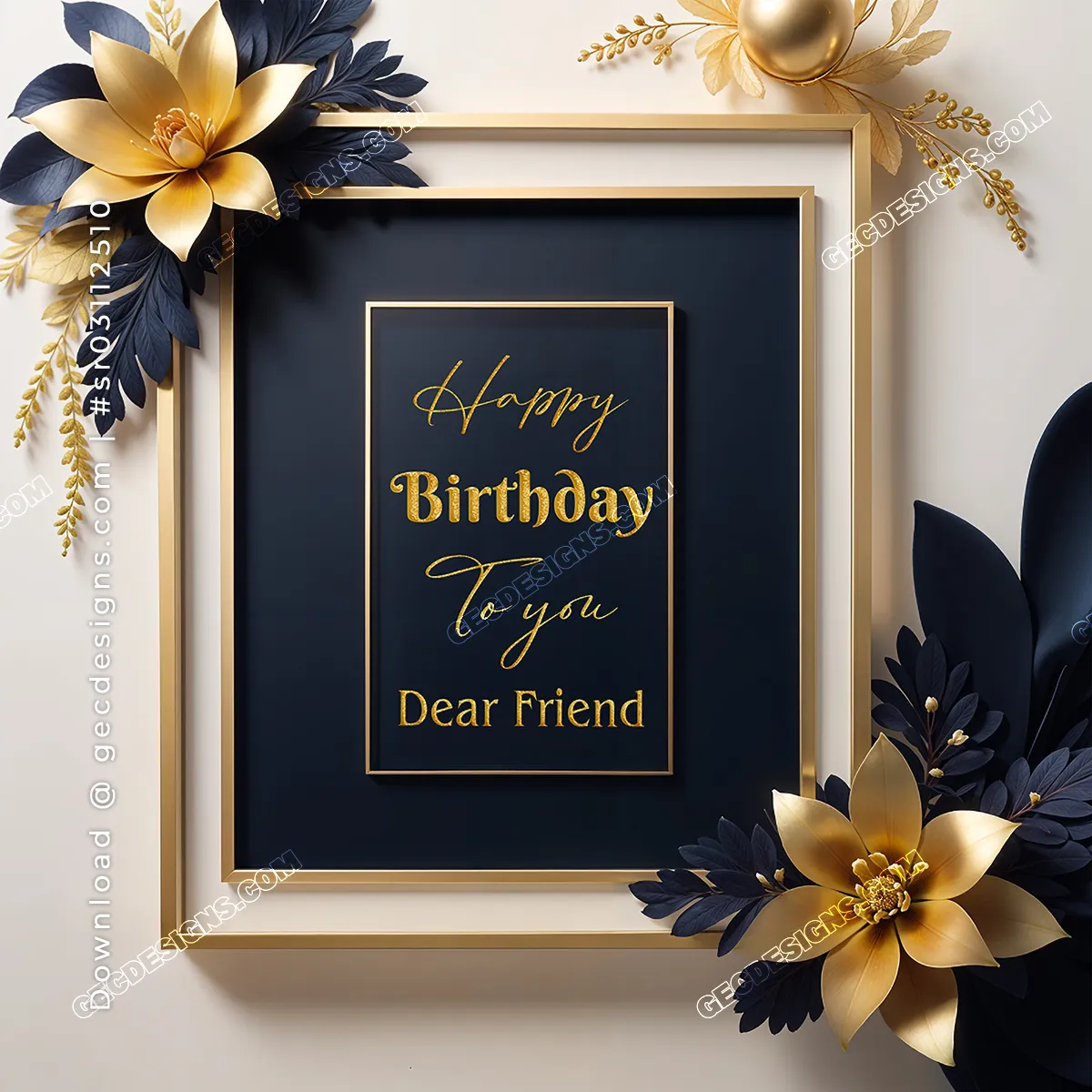 Modern Birthday Wishes Image with Colorful Balloons on Black Background ...