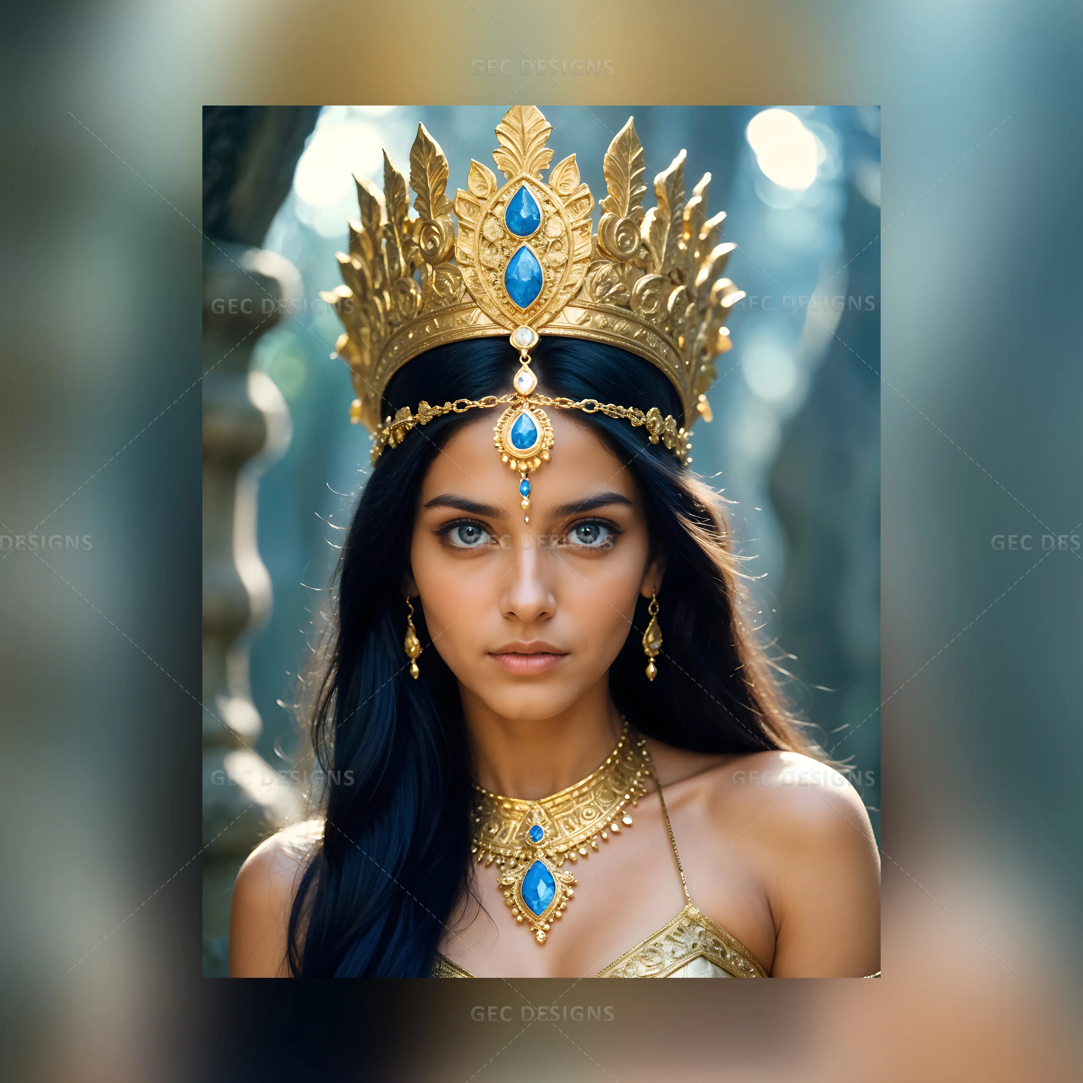 Queen Cleopatra of Egypt in her regal attire hyper-realistic AI ...