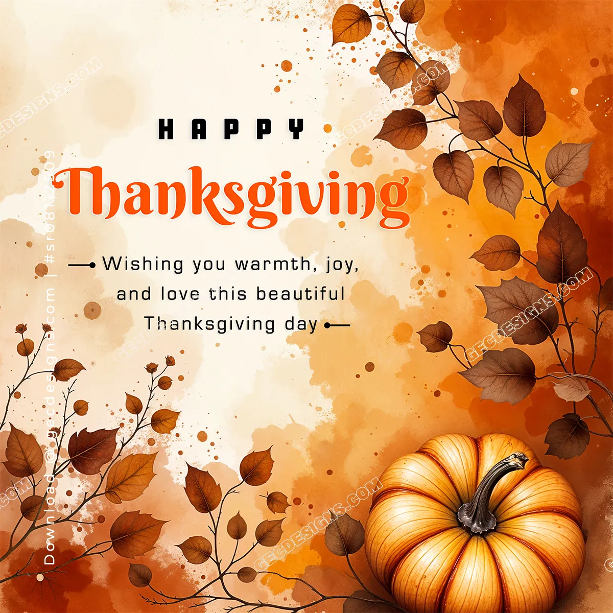 Share Warmth and Gratitude with This Beautiful Happy Thanksgiving 2025 Wishes Image for Family ...