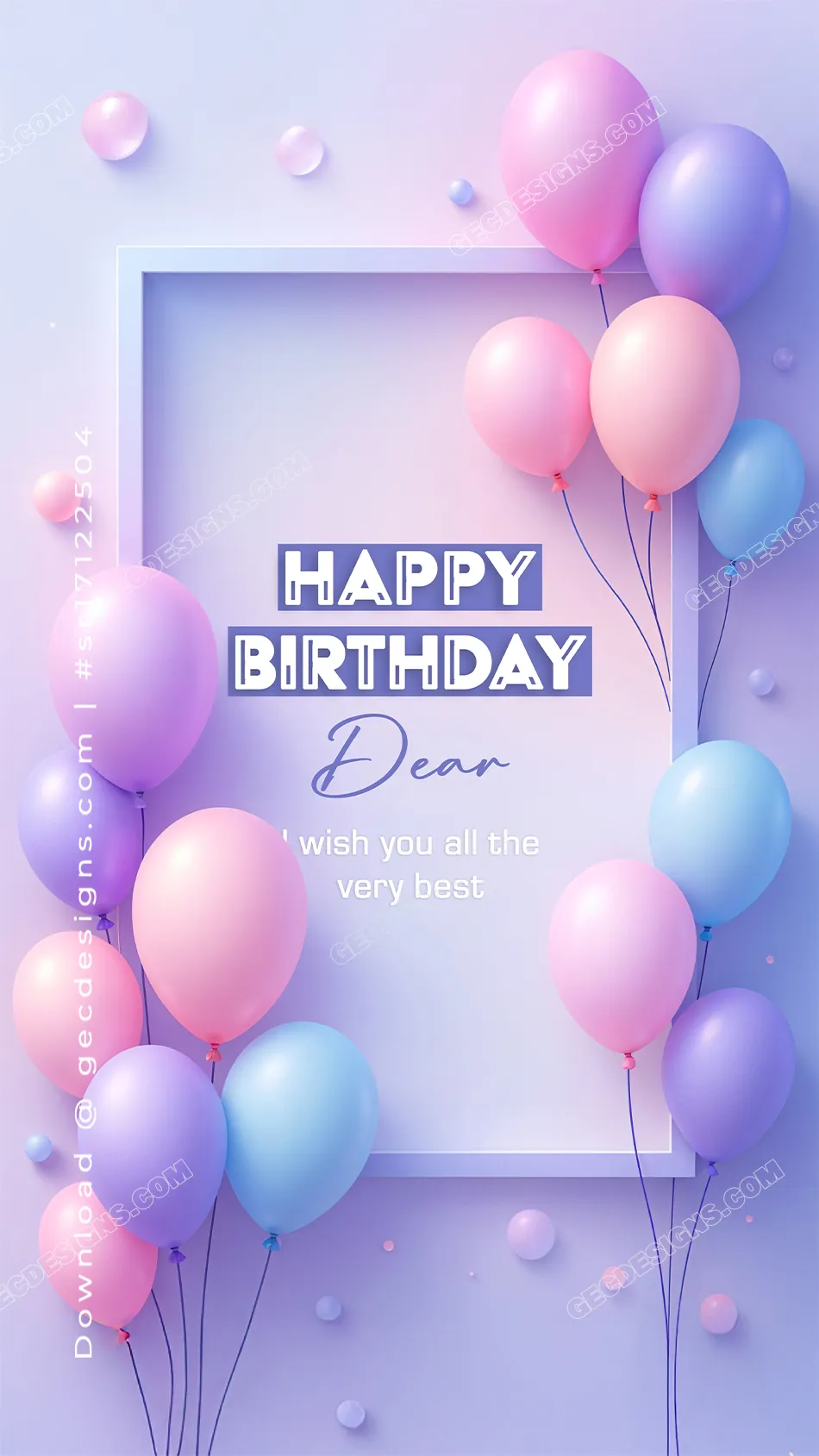 Classy Black and Gold Happy Birthday Wishes Image - GEC Designs