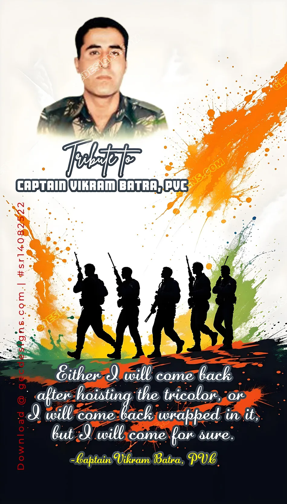 Tribute to Captain Vikram Batra on Independence Day - GEC Designs