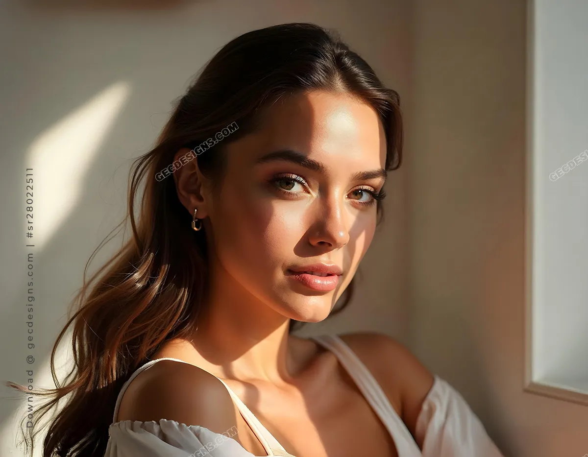 Young Woman Beauty Fashion model AI Generated - GEC Designs